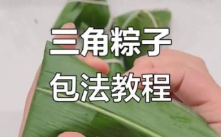 三角粽怎么包_三角粽慢动作视频教程