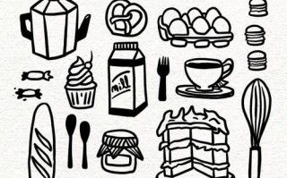 烘焙工具简笔画怎么画_初学者入门步骤