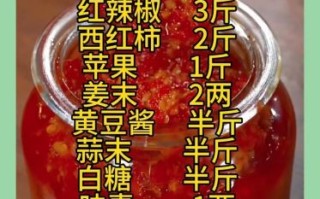 辣椒酱怎么做_手工辣椒酱配方