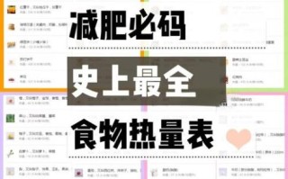 食物热量大卡表怎么看_减脂期怎么选低卡食物