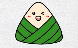 粽子怎么画可爱版_粽子可爱画法教程