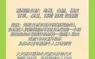 酸梅汤怎么做_家常酸梅汤配方