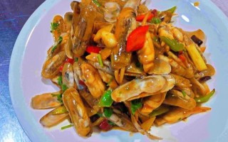 辣炒蛏子怎么做才鲜嫩_蛏子去沙最快的方法