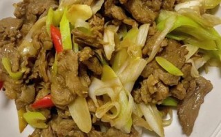 葱爆牛肉片怎么炒才嫩_家常做法步骤