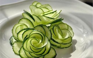 黄瓜拼盘花样图片_怎么摆盘好看