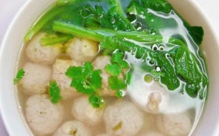 小白菜丸子汤怎么做好吃_小白菜丸子汤的做法窍门