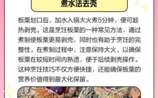 生栗子怎么剥皮_生栗子快速去皮小窍门