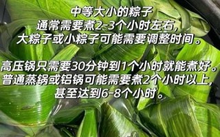 蒸锅煮粽子需要多长时间_怎么判断熟没熟 蒸锅煮粽子需要多长时间_怎么判断熟没熟