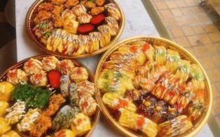 寿司拼盘怎么摆才好看_寿司拼盘图片配色技巧