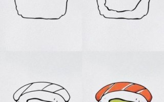 寿司简笔画可爱_怎么画才萌