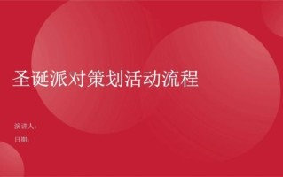 圣诞节活动方案怎么做_圣诞节主题活动策划流程