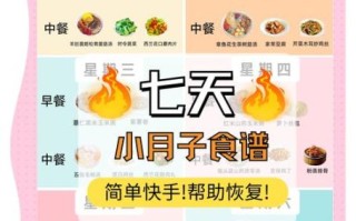 月子菜谱大全带图片和做法_产后第一周吃什么好