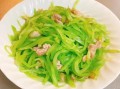 肉炒莴笋怎么做好吃_肉炒莴笋的家常做法