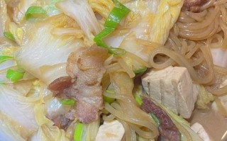猪肉白菜豆腐炖粉条怎么做_炖多久才入味