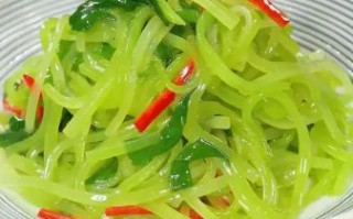 清炒莴苣丝需要焯水吗_莴苣丝焯水技巧