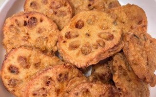 炸藕盒怎么做_炸藕盒的面糊怎么调