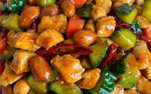 宫保鸡丁怎么做_正宗鲁菜做法