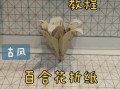 百合花折纸步骤图解_百合花折纸难不难