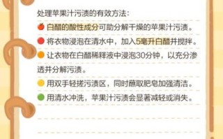 苹果汁弄衣服上怎么洗掉_苹果汁干了怎么去除
