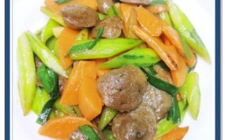 青瓜炒肉丸怎么做_青瓜炒肉丸好吃吗
