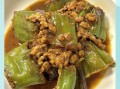 肉馅虎皮辣椒怎么做_虎皮辣椒肉馅怎么调