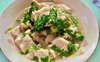 荠菜蘑菇豆腐羹怎么做_荠菜蘑菇豆腐羹的家常做法