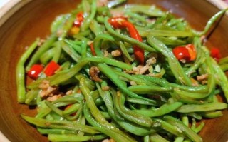干煸扁豆丝怎么做_扁豆丝要不要焯水