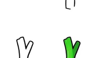 大葱卡通图片怎么画_大葱卡通简笔画教程