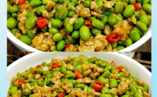 青豆炒肉末怎么做_青豆炒肉末的家常做法