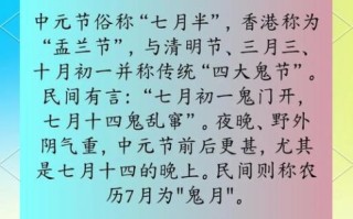 中元节是什么节日_中元节干什么
