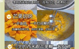 芒果西米露怎么做_芒果西米露的100种做法