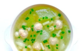 冬瓜汆丸子怎么做_冬瓜丸子汤的家常做法