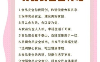 食品安全标语怎么写_食品安全标语有哪些