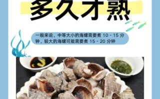 水煮海螺怎么做_水煮海螺需要煮多久