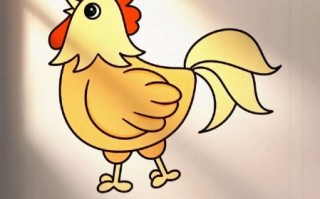 公鸡简笔画怎么画_公鸡简笔画步骤图