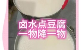 卤水点豆腐怎么做_卤水点豆腐一斤豆子放多少卤水
