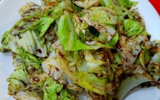 酱爆洋白菜怎么炒才脆_饭店做法窍门