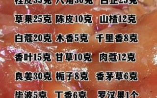 四川卤味配方怎么做_正宗川卤比例是多少