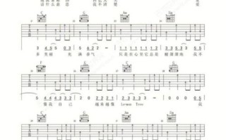 柠檬树吉他谱怎么弹_柠檬树吉他谱C调指法