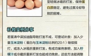 蛋清打不发怎么补救_蛋清打发不起来还能用吗