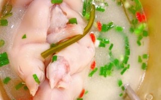 猪蹄汤怎么炖好喝_猪蹄汤做法详细步骤
