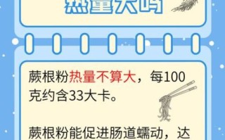 蕨根粉热量高吗_蕨根粉减肥能吃吗