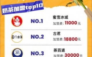 饮料加盟品牌排行榜_哪个品牌值得投资