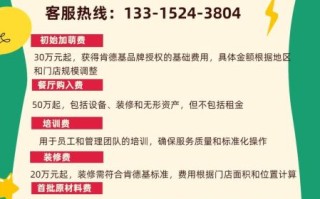 肯德基加盟条件_肯德基加盟费用是多少