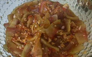 腌西瓜皮怎么做好吃_腌西瓜皮的做法大全