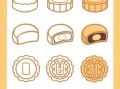 月饼简笔画怎么画_月饼简笔画图片大全图