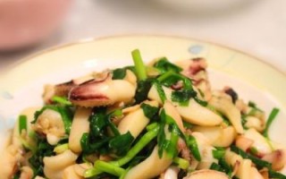 韭菜炒墨鱼仔怎么做_墨鱼仔焯水几分钟