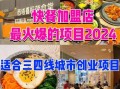 投资小吃加盟店排行榜_2024年最火项目有哪些