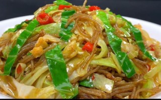 包菜粉丝怎么炒不坨_包菜粉丝热量高吗