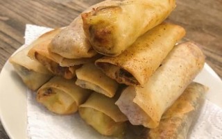 家常春卷的做法_怎么炸春卷不爆皮